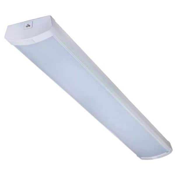 Southwire 4 ft. CCT Selectable 48 Watt LED Modern Wraparound Light ...