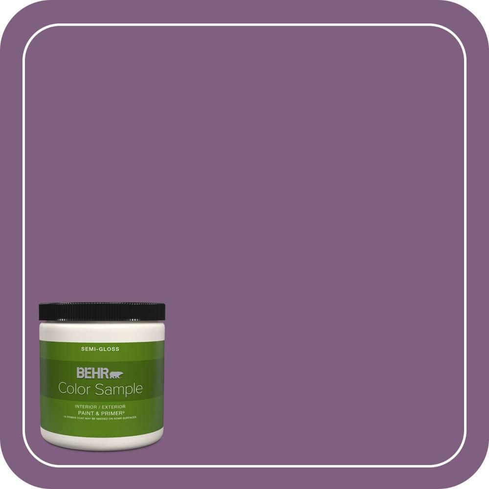 BEHR PREMIUM PLUS 8 oz. #MQ5-34 Showstopper Semi-Gloss Interior ...