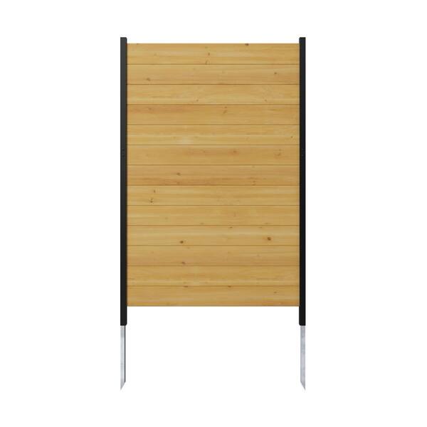 Enclo Privacy Screens Concord 5 ft. H x 3.2 ft. W Cedar Wood Slatted ...