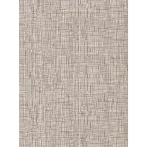 Warner Avatar Linen Brown Texture Brown Wallpaper Sample 2945-1107SAM ...