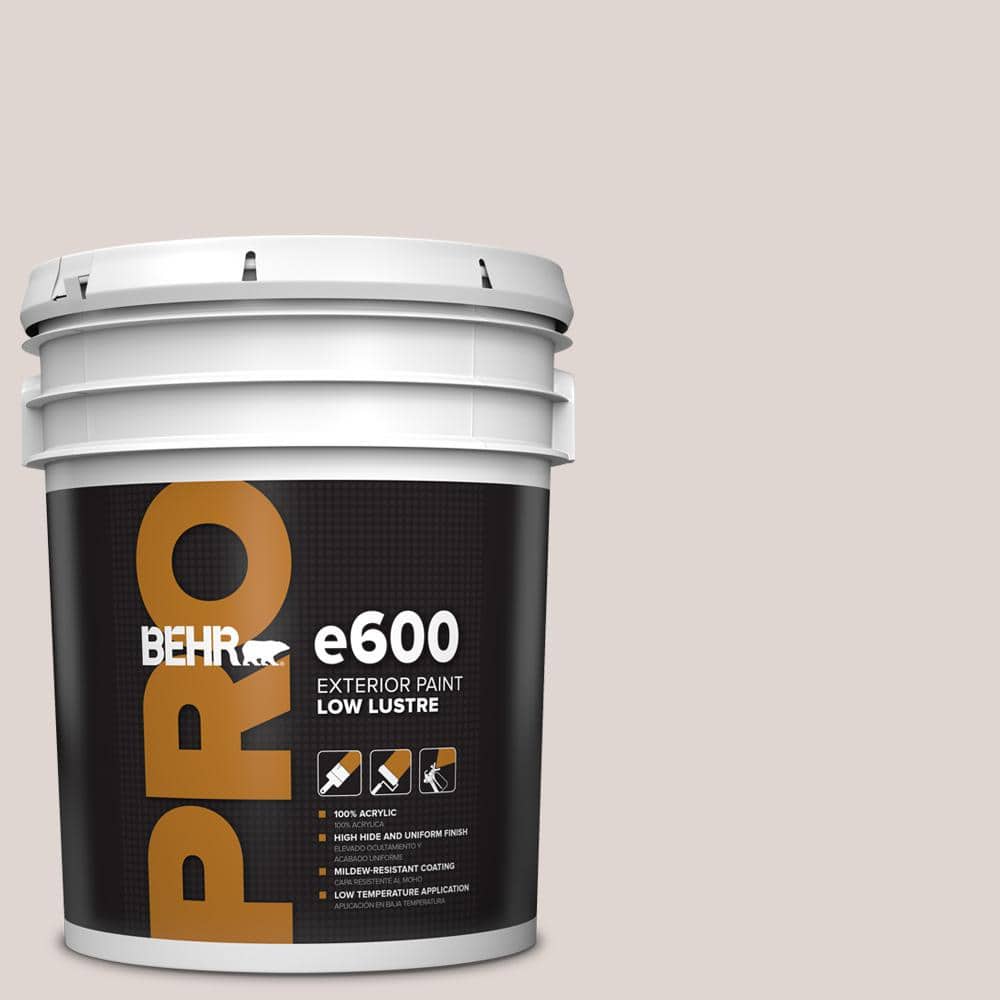 BEHR PRO 5 gal. #MQ3-02 Kyoto Pearl Low Luster Exterior Paint PR62005 ...