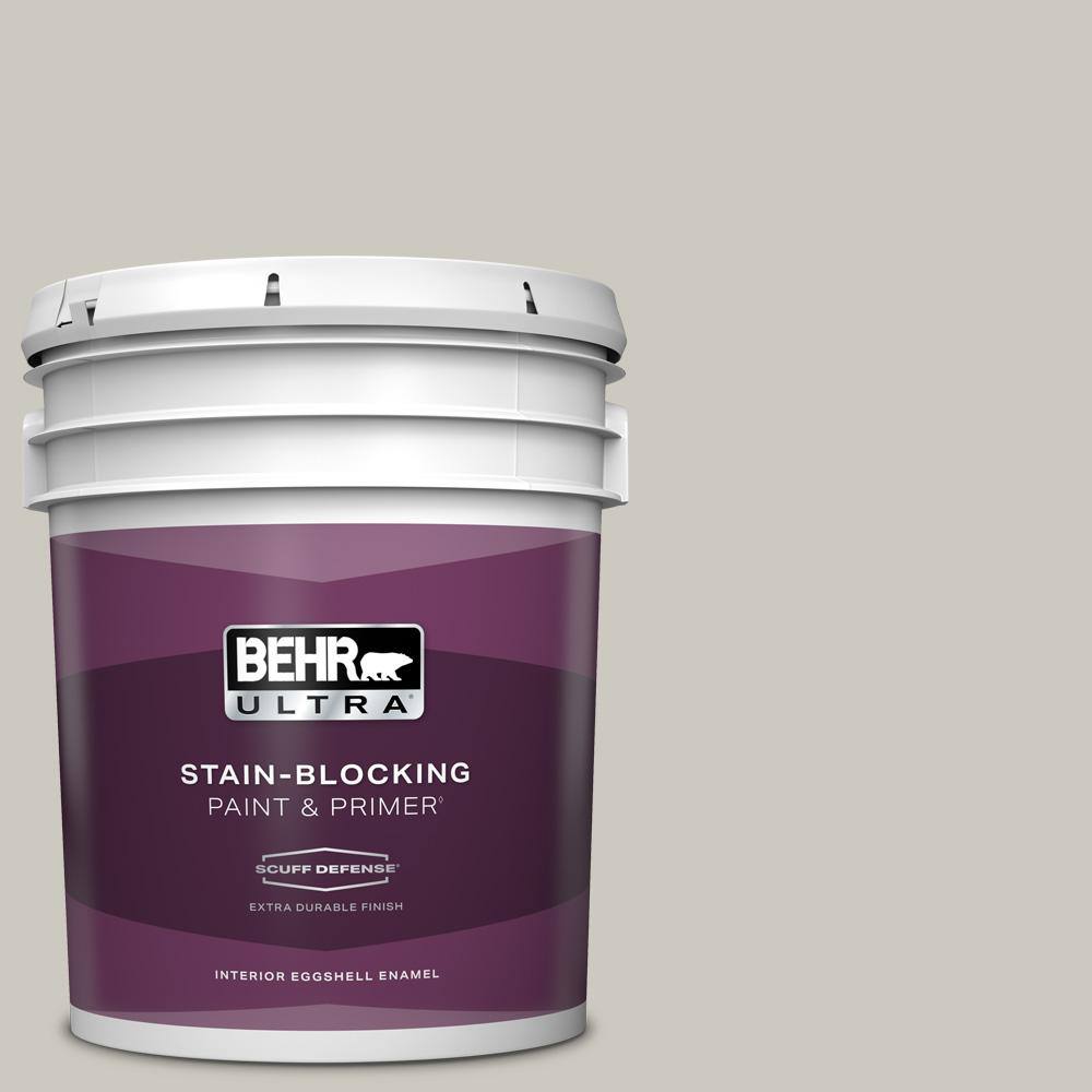 BEHR ULTRA 5 gal. Designer Collection #DC-008 Gratifying Gray Extra ... BEHR ULTRA 5 gal. Designer Collection #DC-008 Gratifying Gray Extra ...