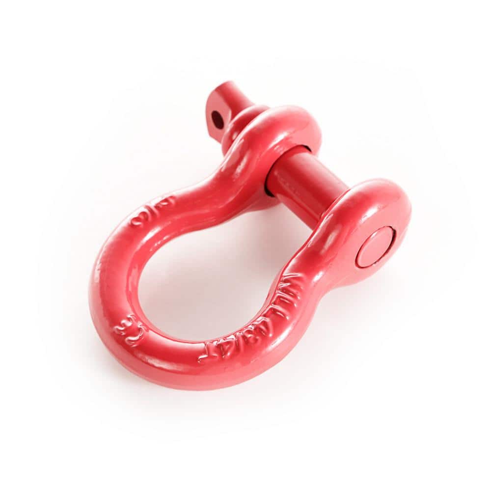 Rugged Ridge D-Ring 3/4 in. 9500 lbs. Shackles in Red 11235.20 - The ...