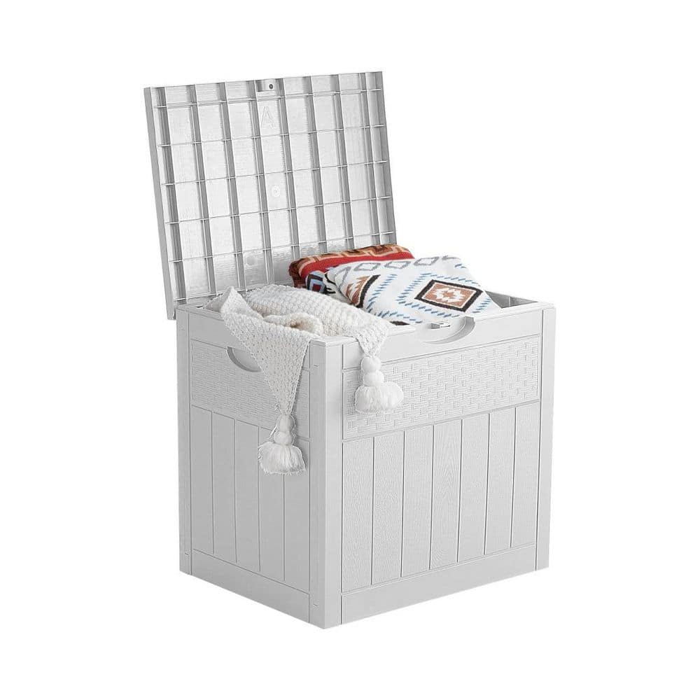 33 Gallon Deck Box Outdoor Storage Cabinet 17in W x 22in D x 21in H ...