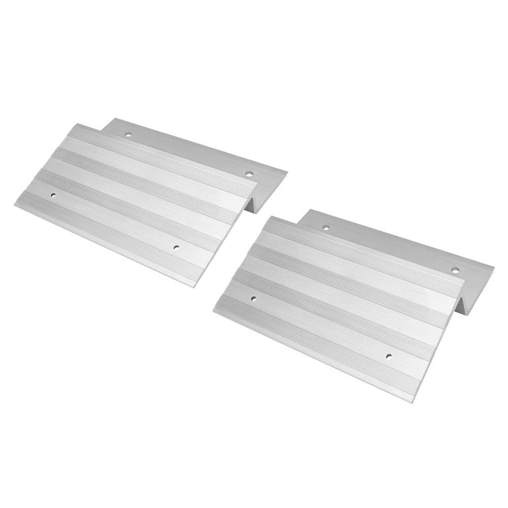 CargoSmart 12 in. Aluminum Truck Loading Ramp Plate Kit (Includes 2 ...