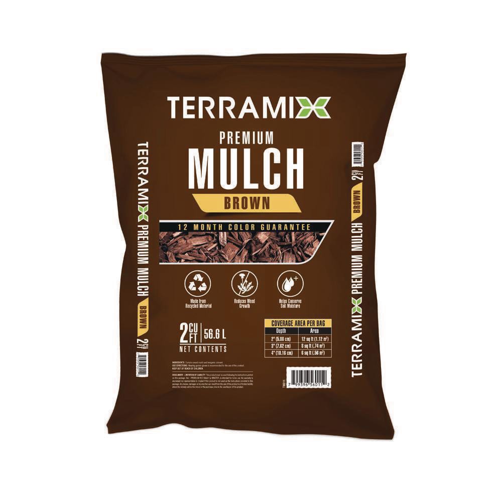 2 cu. ft. Premium Brown Mulch TM011 - The Home Depot