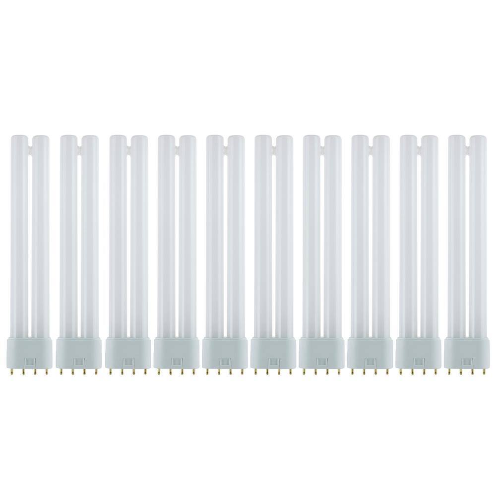 Sunlite 80-Watt Equivalent PL-L 2G11 4-Pin Base CFL Plug In Light Bulb ...