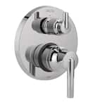 Delta 2-Handle Wall-Mount Valve Trim Kit with 3-Setting Integrated ...