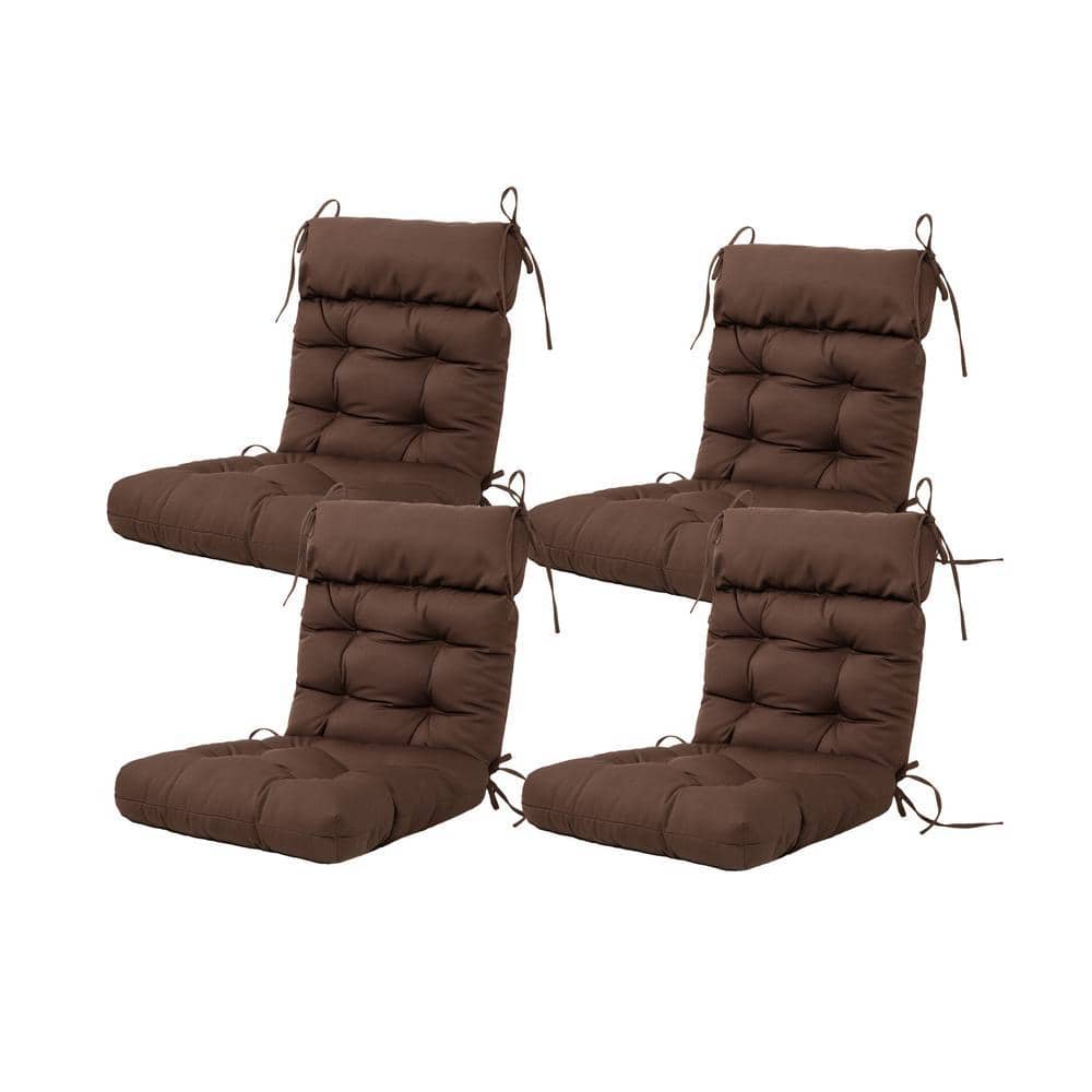 ARTPLAN Seat/Back Outdoor Chair Cushion Patio Cushion Tie Tufted ...