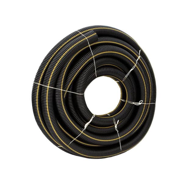 Prinsco 4 in. x 100 ft. Goldline Single Wall Corrugated Drain Pipe ...