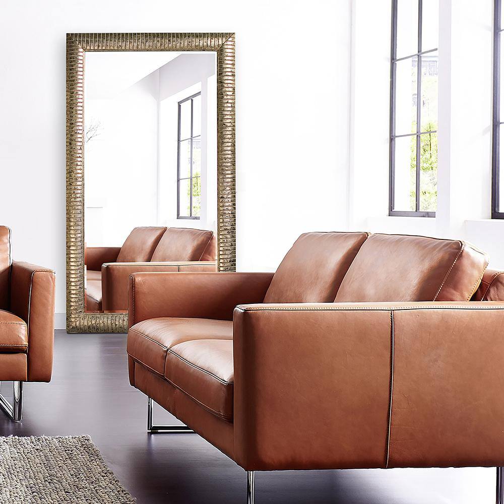 Marley Forrest Daniel Silver Leaner Mirror 5198 - The Home Depot