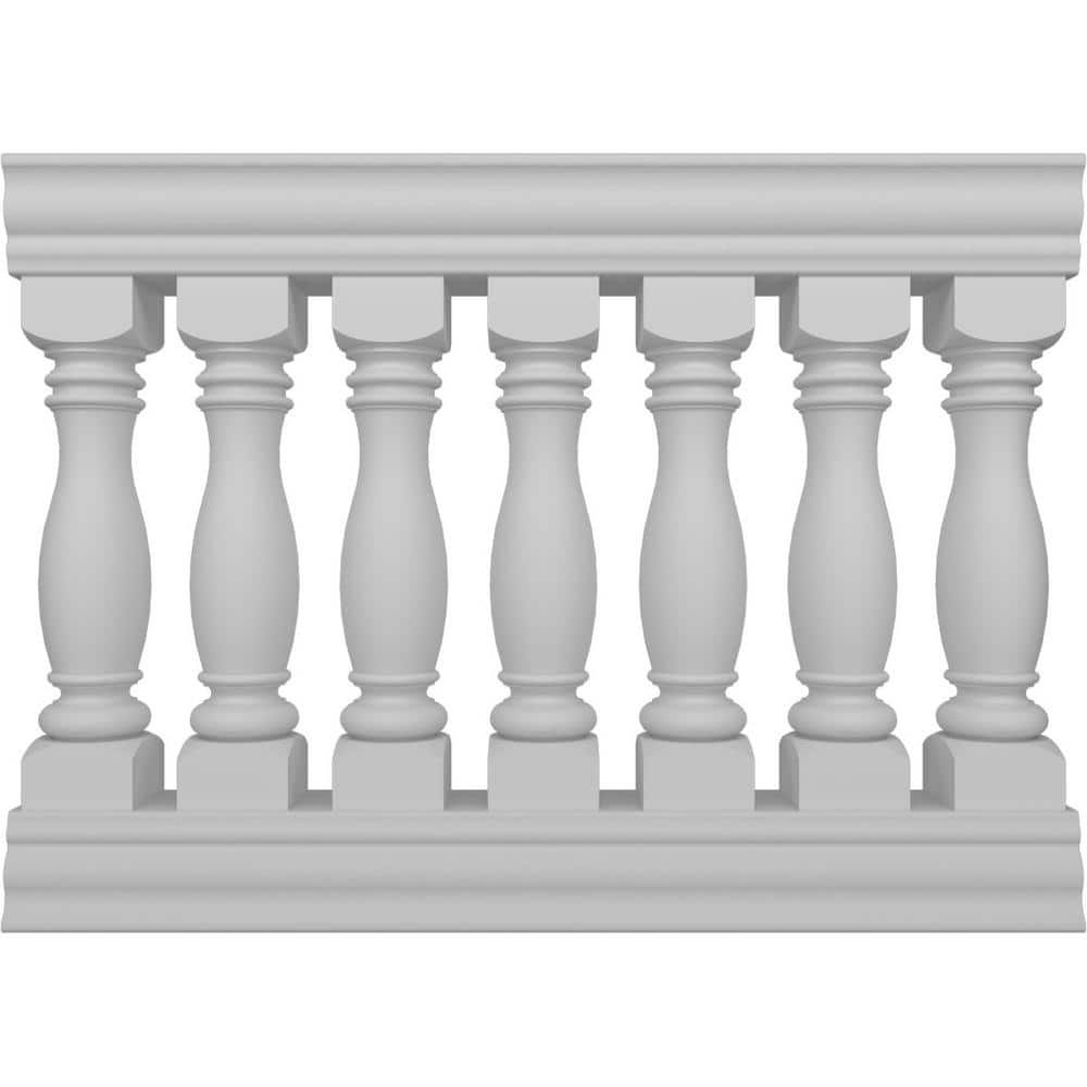 Ekena Millwork Fiberthane Embassy Balustrade 48 in. L x 38 in. H ...