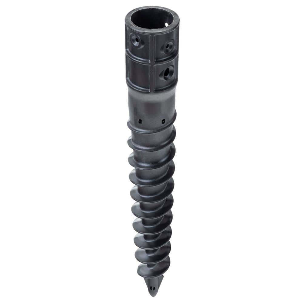 SADDAR Eco Ground Screws Anchor for Round Post PSOSCR23/8 - The Home Depot