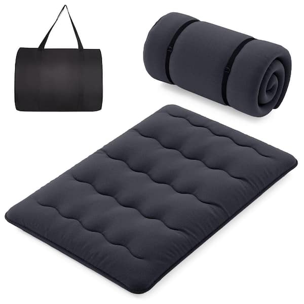 Bunpeony Full Futon Floor Mattress with Washable Cover and Carry Bag ...