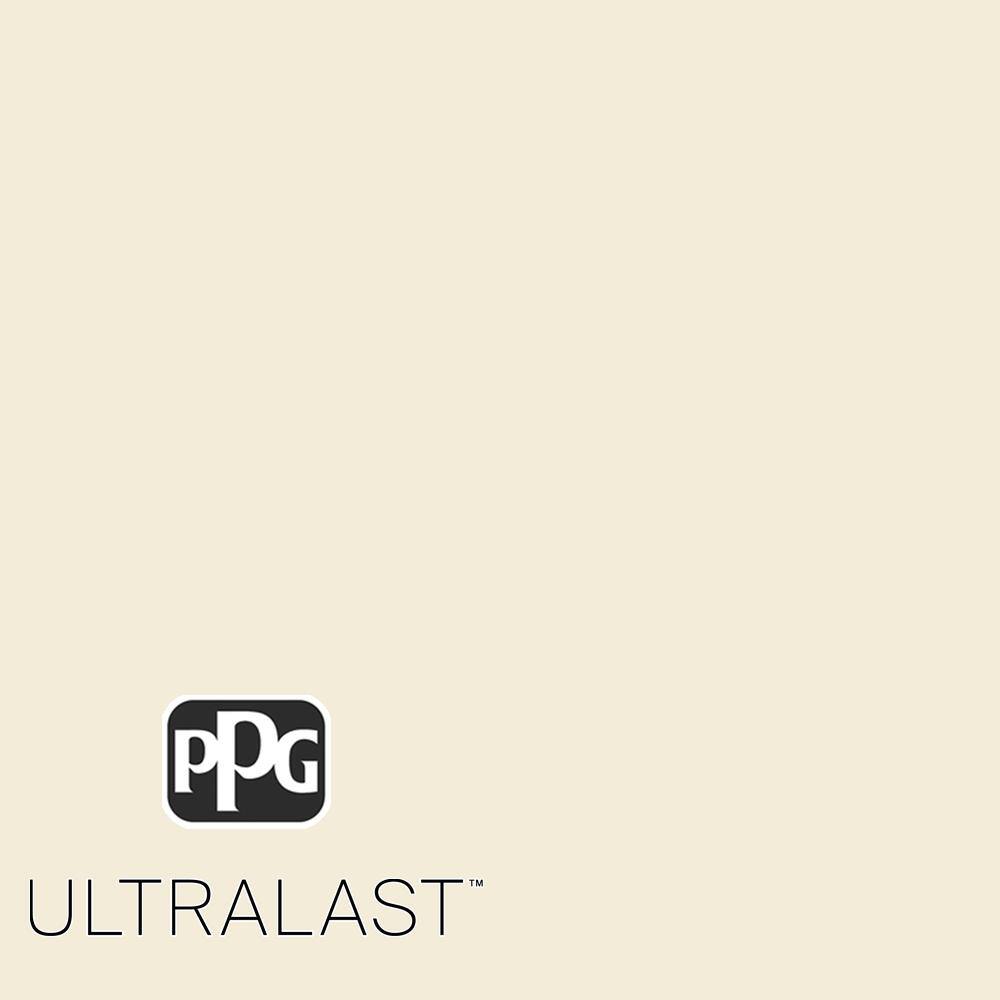 PPG UltraLast 1 gal. PPG1100-2 Adobe White Eggshell Interior Paint and ...