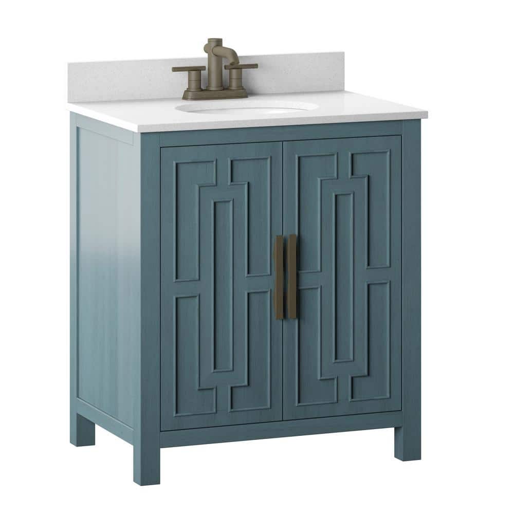 Twin Star Home 30 in. W. x 20 in. D x 38 in. H Single Sink Bath Vanity ...