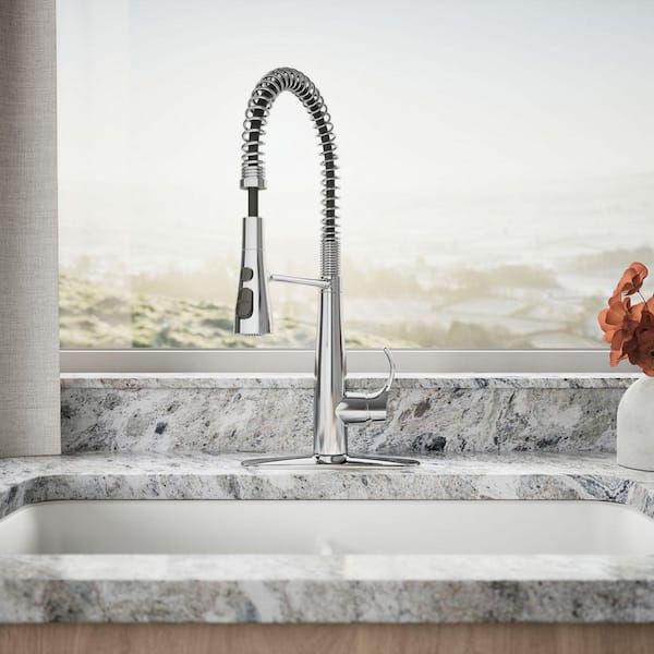 White Kohler Kitchen Faucets