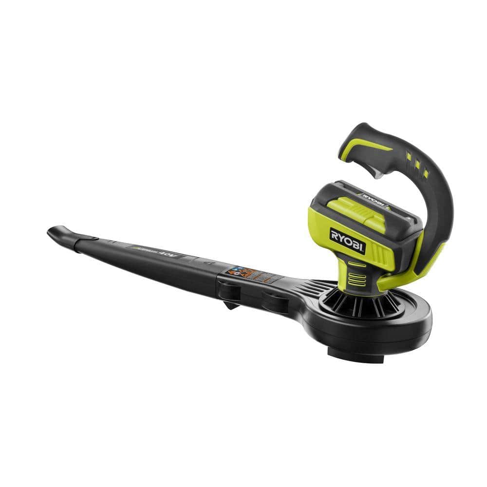 RYOBI 150 MPH 150 CFM 40V Lithium-Ion Cordless Leaf Blower RY40410B ...