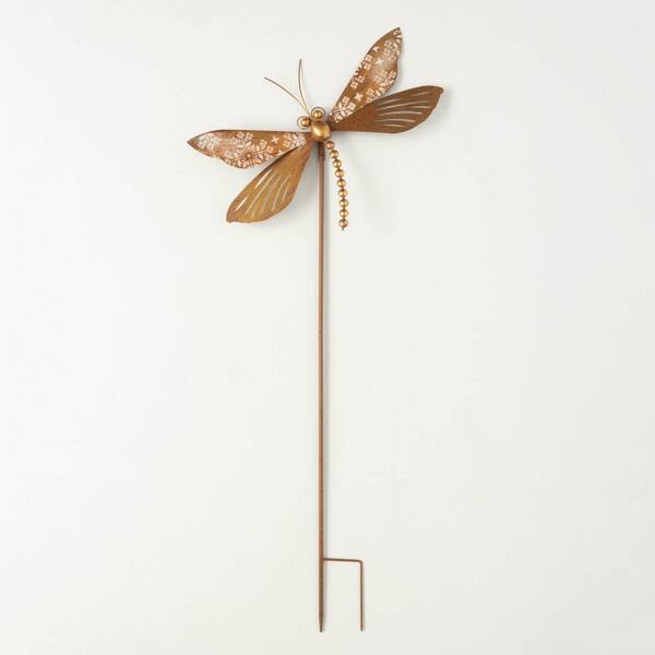 SULLIVANS 41 in. Flying Dragonfly Metal Yard Stake MET2326 - The Home Depot