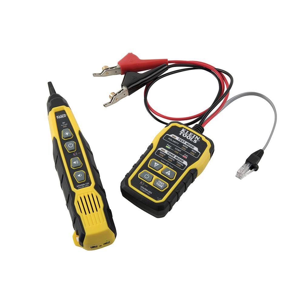 Klein Tools Tone Probe PRO Electrical Wire Tracing Set VDV500 820 Klein Tools Tone Probe PRO Electrical Wire Tracing Set VDV500 820