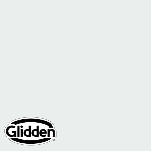 Glidden Premium 1 qt. PPG1153-1 Ice Castles Flat Interior Latex Paint ...