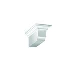 Fypon 5-3/8 in. x 5-1/2 in. x 8 in. Polyurethane Dentil Block DTLB6X6X8