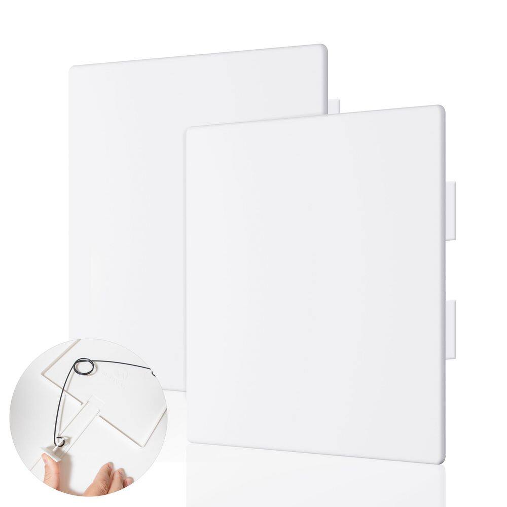 Morvat 14 x 14 in. Adjustable Spring Plastic Access Panel for Drywall ...
