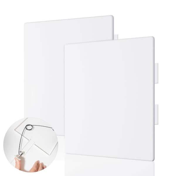 Morvat 14 x 14 in. Adjustable Spring Plastic Access Panel for Drywall ...