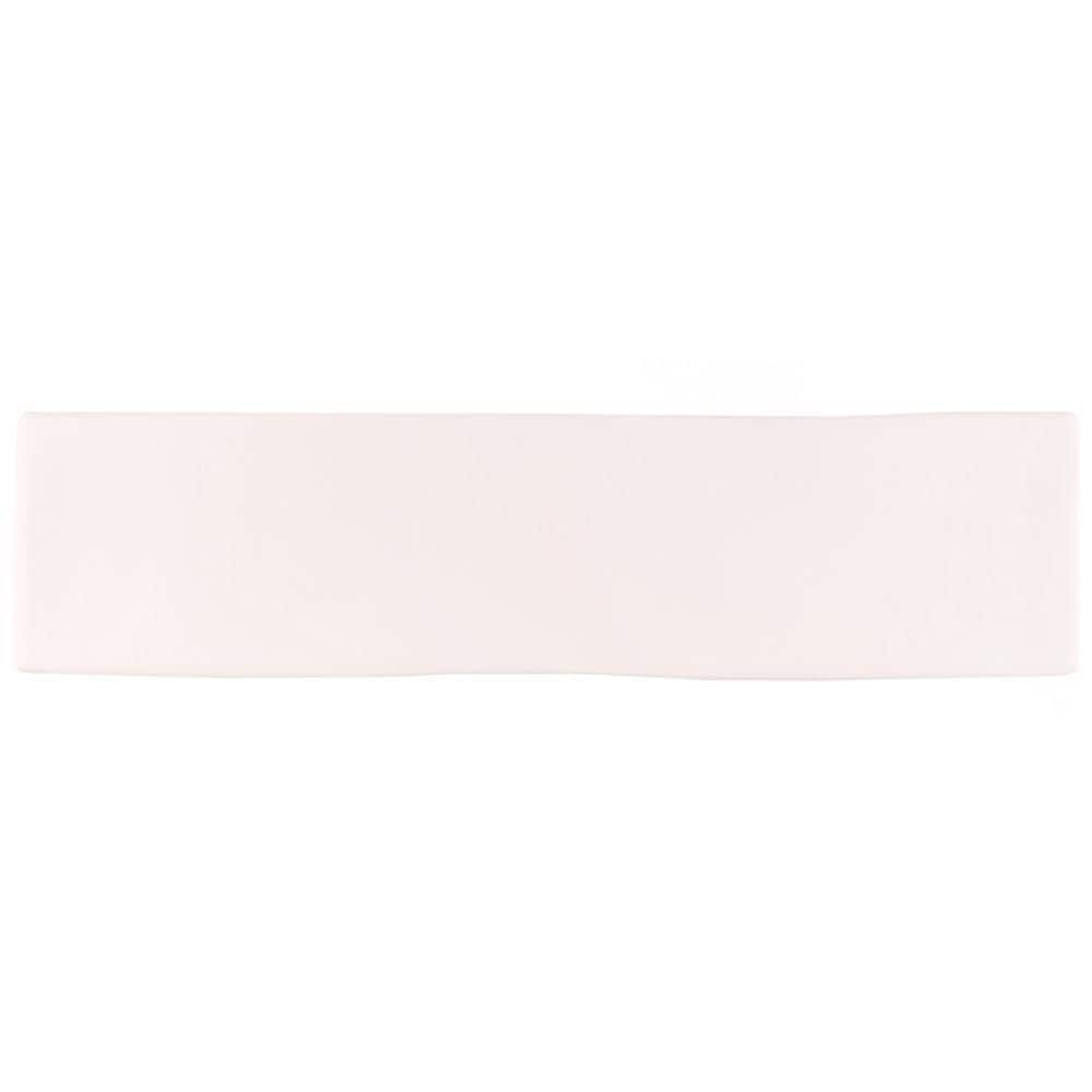 Merola Tile Chalk Rosa 3 in. x 11-3/4 in. Ceramic Wall Take Home Tile ...