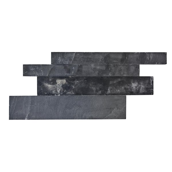Black Slate Split Face Mosaic Black Slate Split Face Tiles Mrs Stone