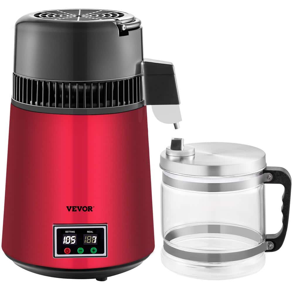 Reviews for VEVOR Water Distiller 1.1 Gal. Countertop Distilled Water Maker 750 Watt Dual ...