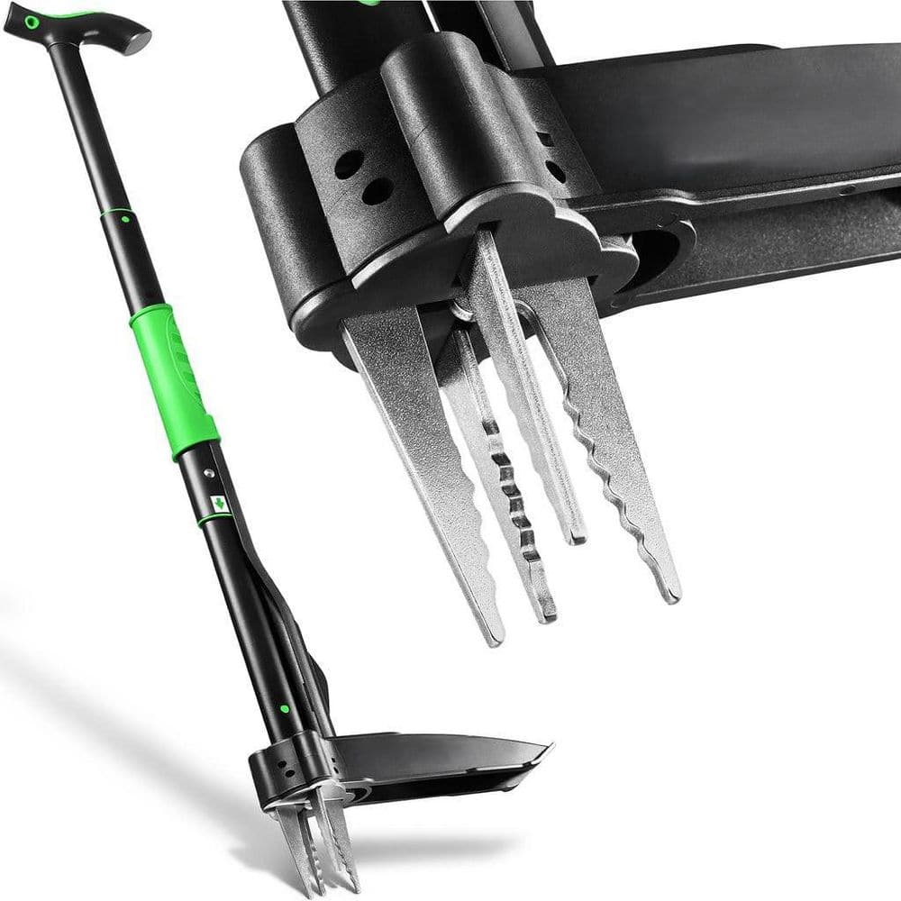 45 in. Aluminum Stand-Up Weeder with Adjustable Handle, 4-Claw Head ...