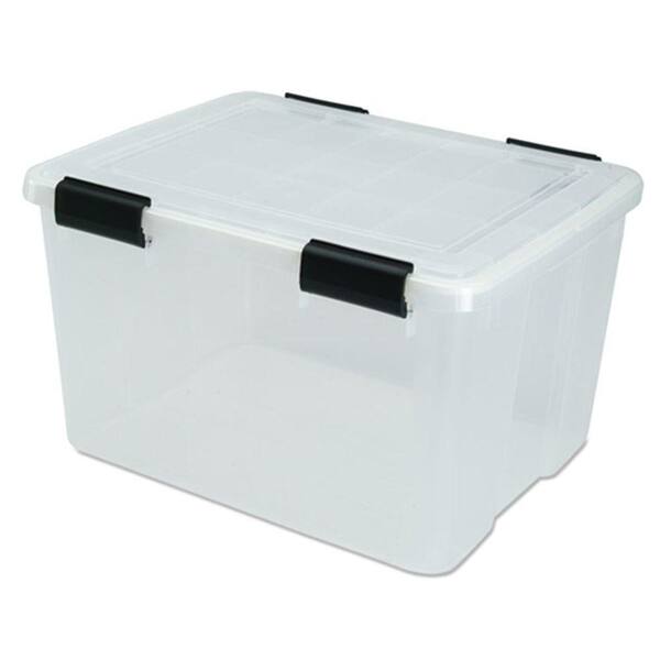 Iris 46 6 Qt Weatherpro Tote Storage Box 110468 The Home Depot
