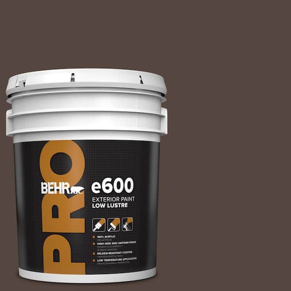 BEHR PRO 5 gal. #HDC-MD-13 Rave Raisin Low Luster Exterior Paint ...