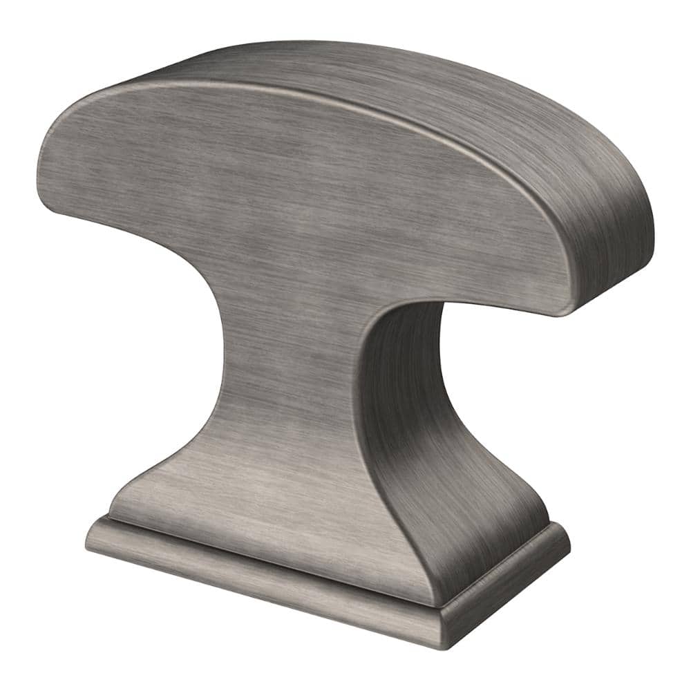 Liberty Classic Edge 1-3/8 in. (35 mm) Heirloom Silver Rectangular ...