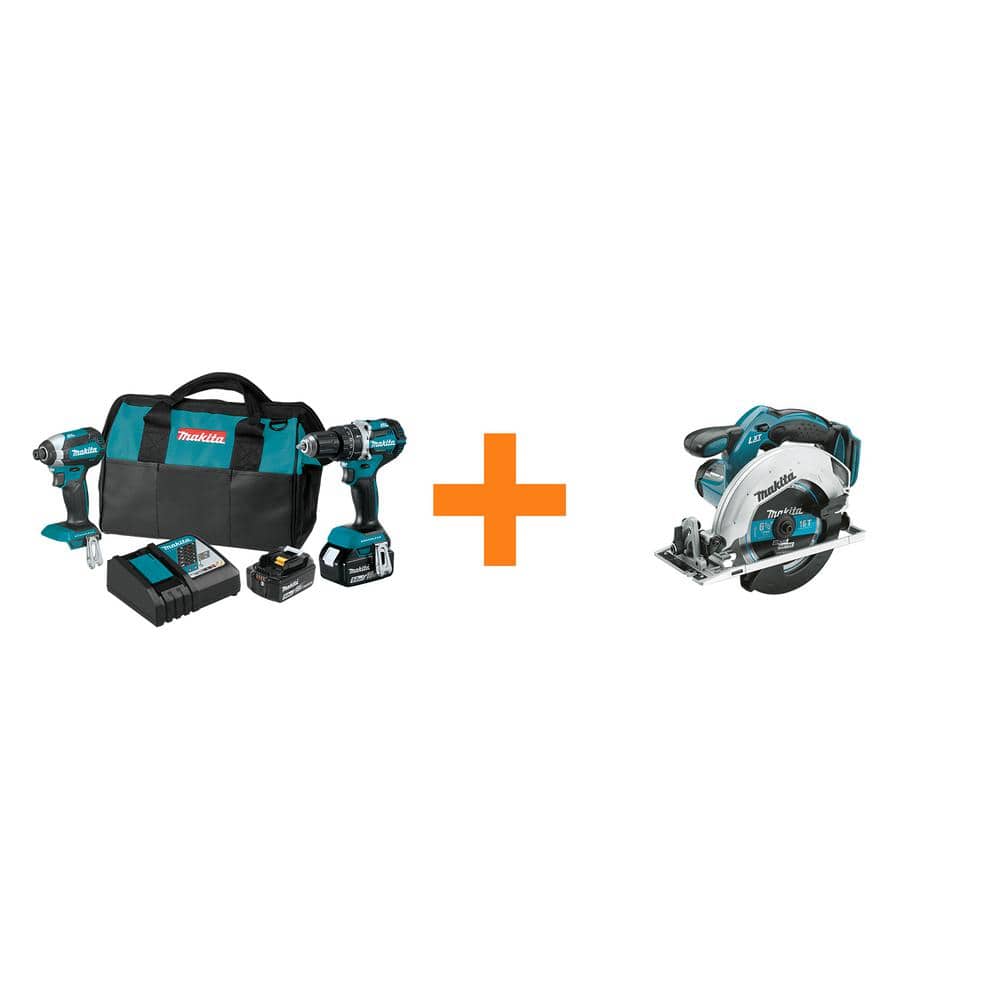 Reviews for Makita 18V LXT Lithium-Ion Brushless Cordless 2-Piece Combo ...
