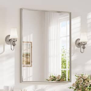Bonosuki 22 in. H x 30 in. W Rectangle Aluminum Framed Mirrors for ...