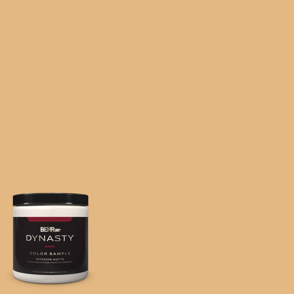BEHR DYNASTY 8 oz. #M270-5 Beehive Matte Stain-Blocking Interior ... BEHR DYNASTY 8 oz. #M270-5 Beehive Matte Stain-Blocking Interior ...