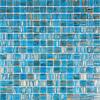 Apollo Tile Celestial 4" x 6" Glossy Blue & Gold Glass Mosaic Uniform ...