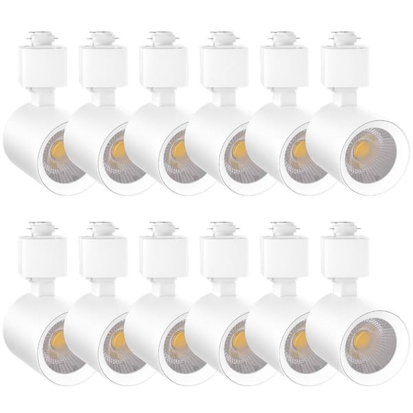 FLSNT H-Type Track Head, White, Integrated LED Fixed Track Lighting ...