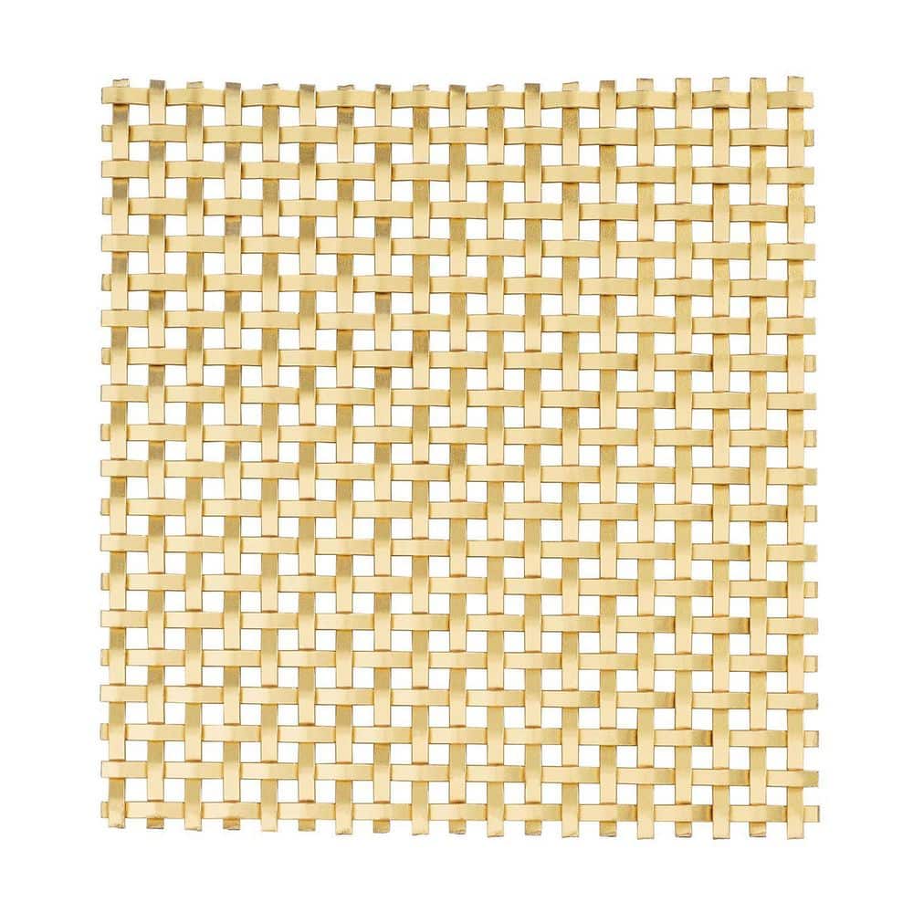 Outwater 24 in. x 18 in. Kent Design RE25 Flat Wire, Single Crimp Satin ...