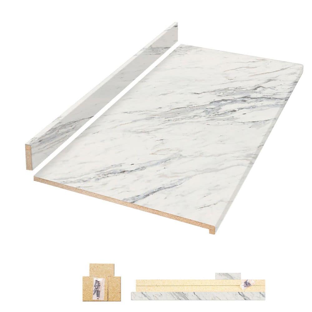 Hampton Bay Wilsonart 6 ft. Straight Laminate Countertop Kit in ...