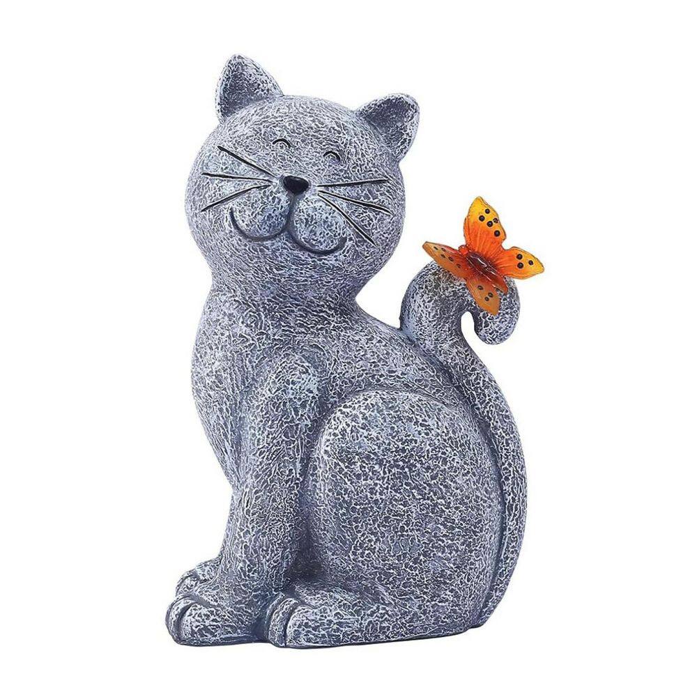 Cat Resin Outdoor Statues for Garden L0CCCWDXKZ - The Home Depot