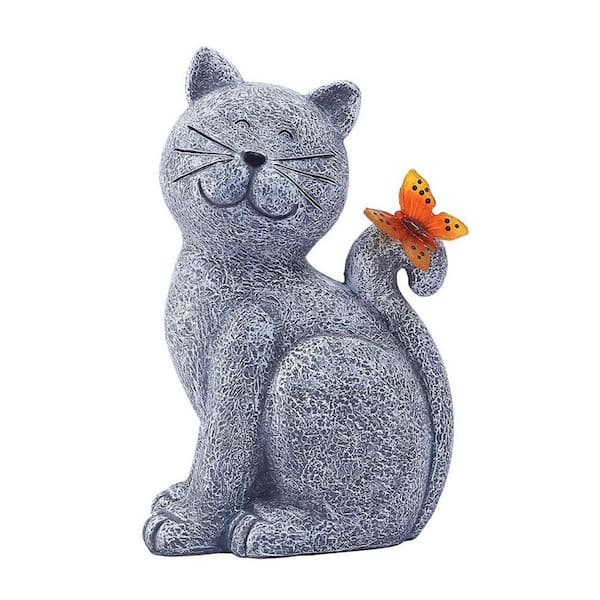 Cow Garden Statues with Solar Lights L0DZNY8F6R - The Home Depot