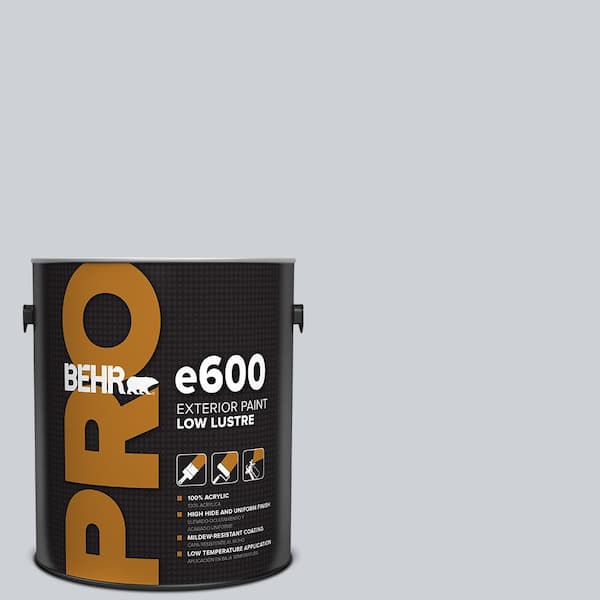BEHR PRO 1 gal. #MQ3-61 Moonlit Snow Low Luster Exterior Paint PR62001 ...