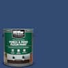 BEHR PREMIUM 1 gal. #S-H-580 Navy Blue Low-Lustre Enamel Interior ...