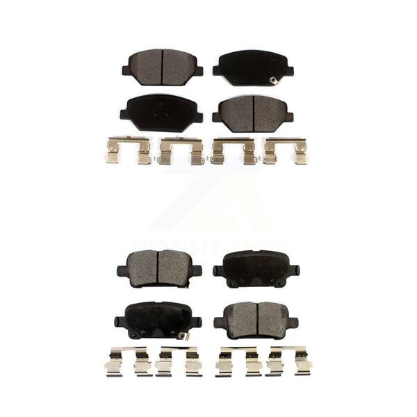 TEC Front Rear Ceramic Brake Pads Kit For Chevrolet Equinox GMC Terrain ...