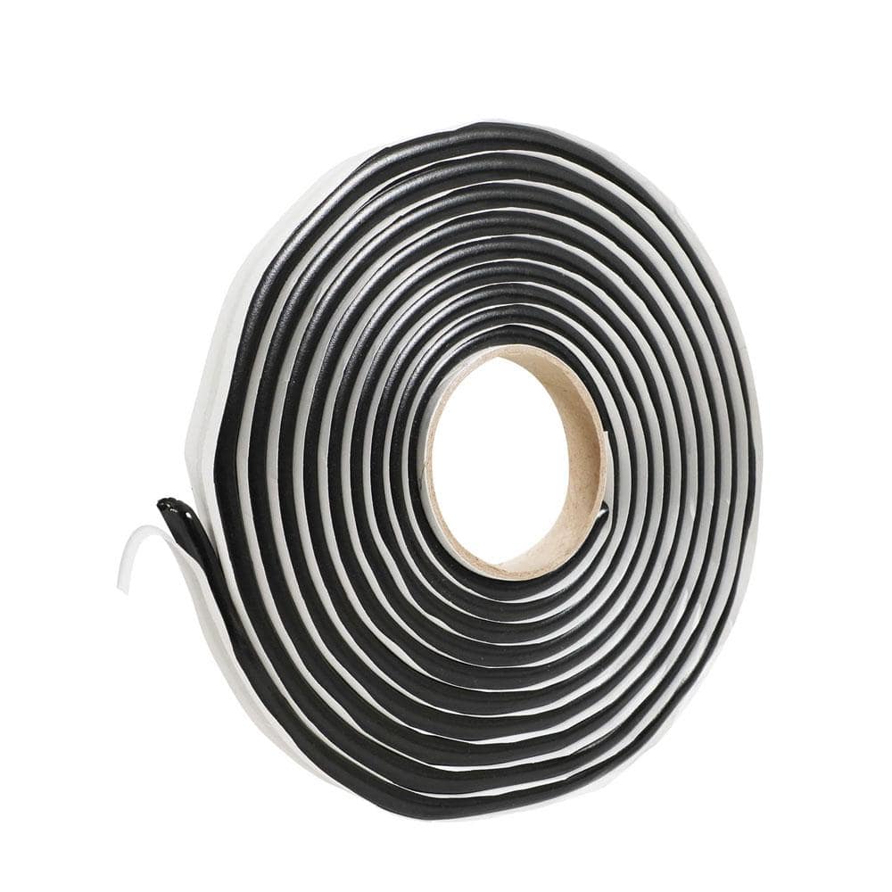 Tuf-Tite 3/8 in. x 20 ft. Round Black Butyl Sealant Rope 89-BUTYL - The ...