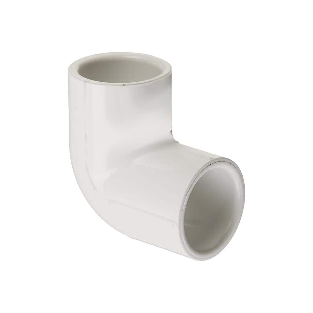 VPC 4 in. S SCH40 PVC Elbow 27-406-040B - The Home Depot