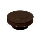 Active Ventilation 5 in. Dia Aluminum Vent Pipe Cap in Black VPC-5-BL ...